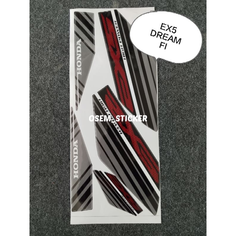 STICKER BATMAN SPORT BONUS/MR3/KRISS/EX5/EX5 FI/NOUVO LC/LAGENDA 115 ...