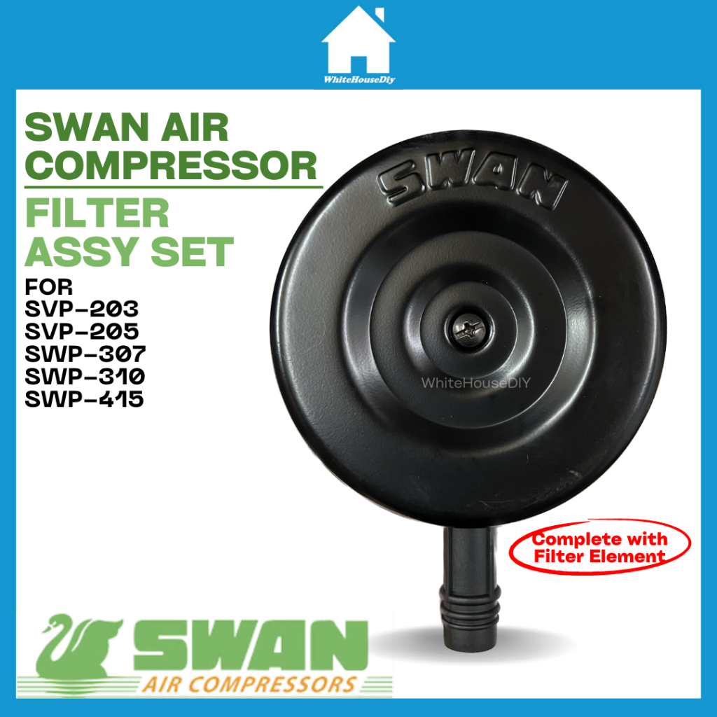 Swan Air Compressor Filter ASSY SET For 3 HP TO 15 HP [Swan Air ...