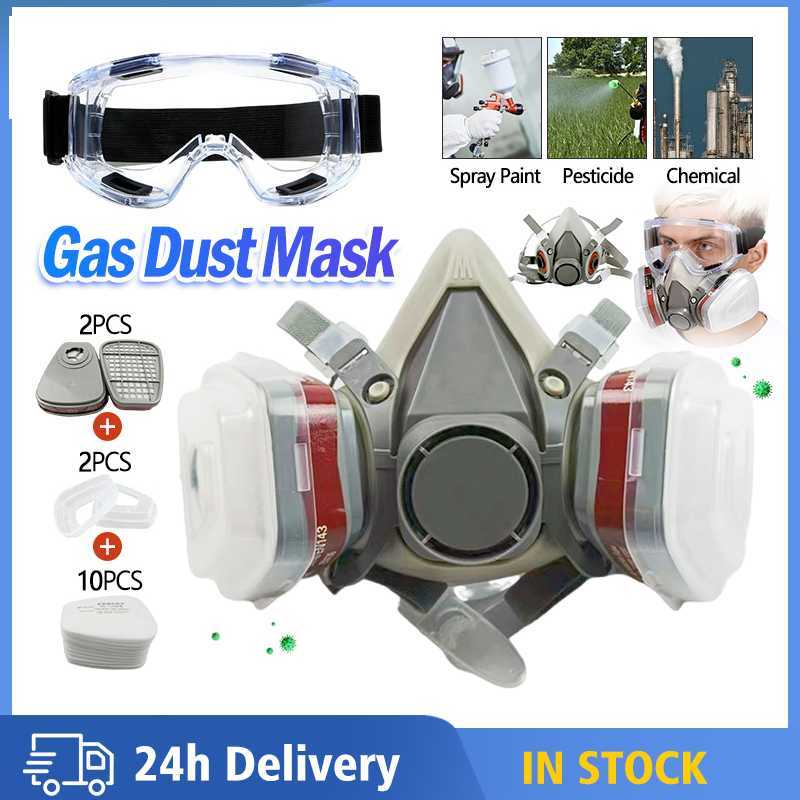 16-In-1 Comprehensive Gas Mask 6200 Gas Mask Set Portable Spray ...