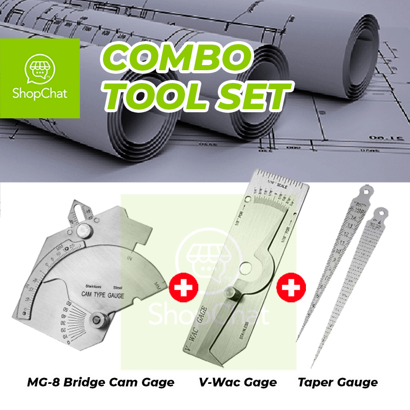 [Ready-Stock Malaysia] V-Wac Gage + MG-8 Bridge Cam Gage + Taper Gauge ...