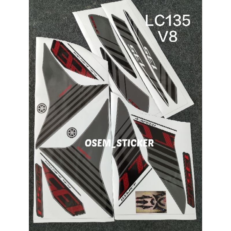 STICKER BATMAN SPORT BONUS/MR3/KRISS/EX5/EX5 FI/NOUVO LC/LAGENDA 115 ...