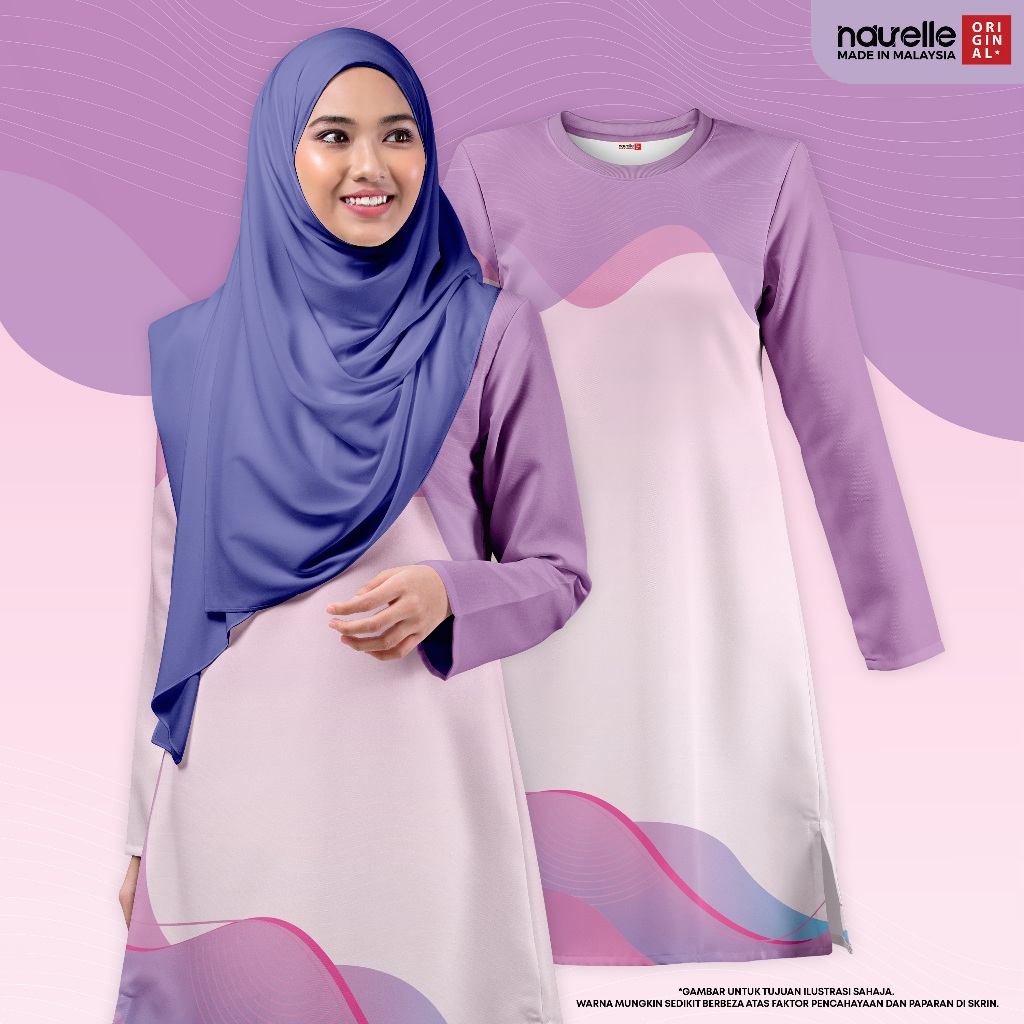[READY STOCK] Baju Jersey Muslimah Labuh Malaysia Murah (S - XXL ...