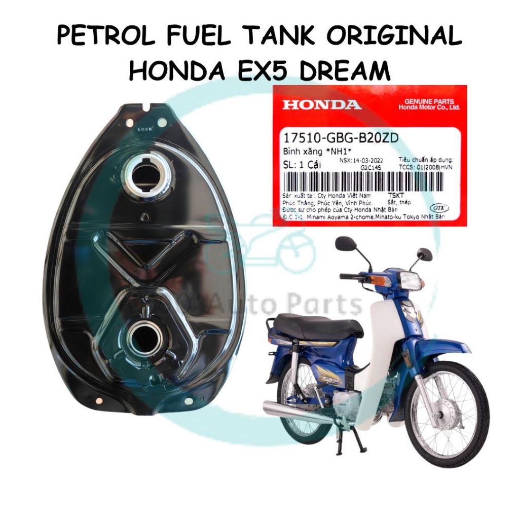 FUEL TANK ORIGINAL MOTOR HONDA EX5 HIGH POWER EX5 DREAM PETROL TANK ...