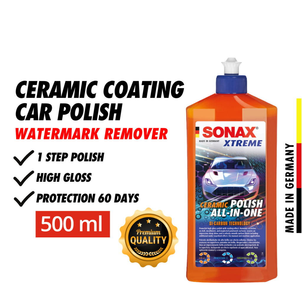 Ceramic Polish 500ml Car Polish Wax Watermarks Remover All-In-One ...