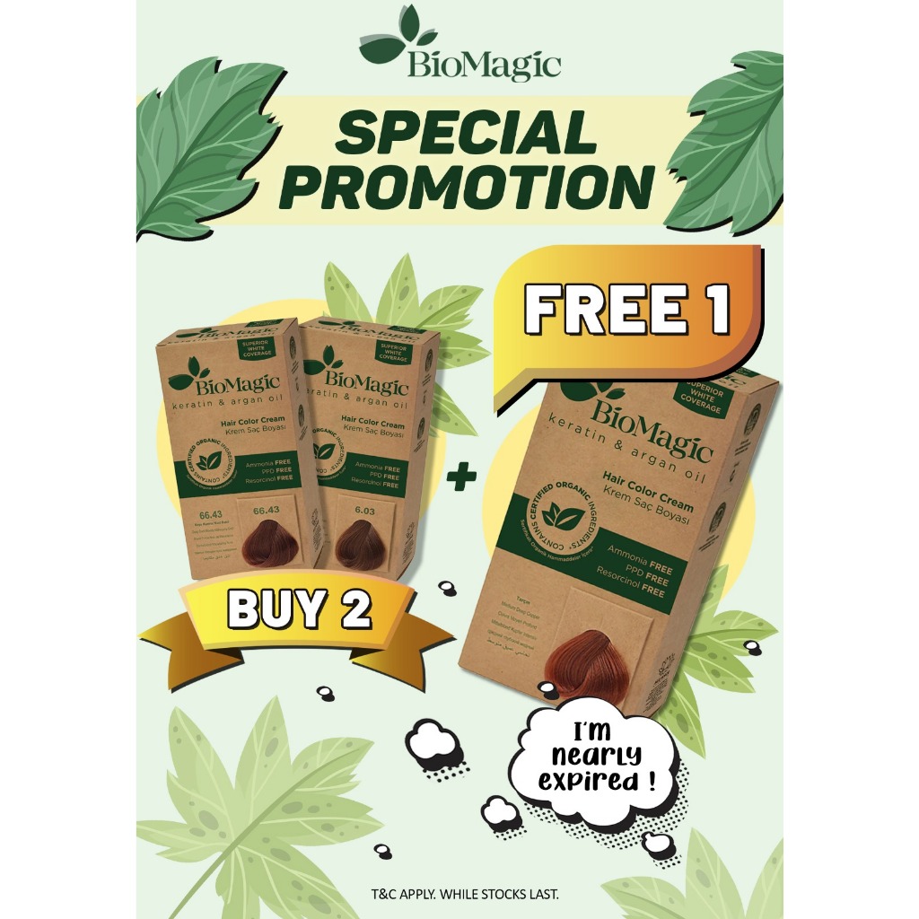 BioMagic Permanent Hair Color (Ammonia Free) | Shopee Malaysia
