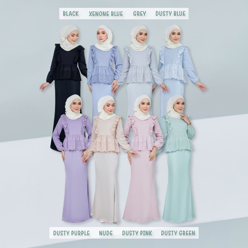 ALEXA SET FLARE & EMBROIED RAYA 2024 | Shopee Malaysia