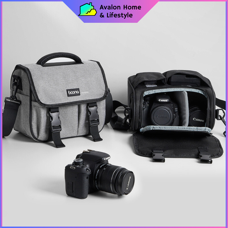 BN-H017 Camera Bag Waterproof Shoulder Case for DSLR Mirrorless Travel ...