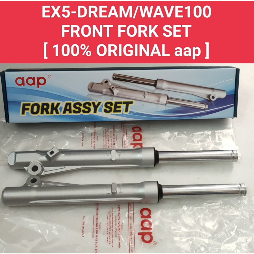 EX5 DREAM / WAVE100 (100% ORIGINAL aap ) FRONT FORK SET | Shopee Malaysia