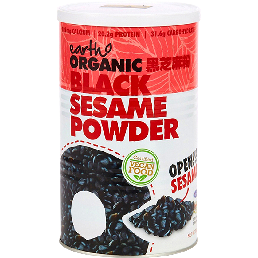 Earth Living Organic Black Sesame Powder 500g ( EARTH ORGANIC) | Shopee ...