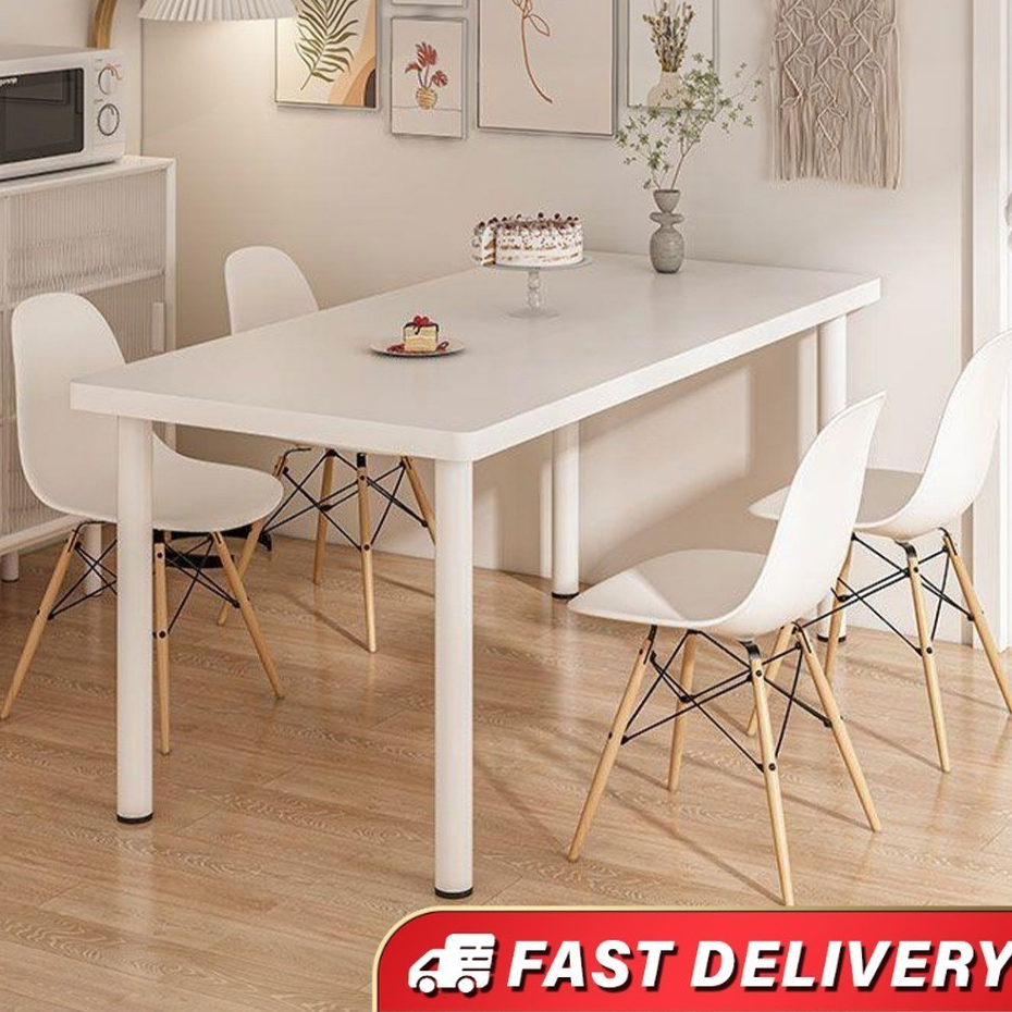 Nordic Dinning Table with 4 Chair / Simple Medium Sized Dining Table ...