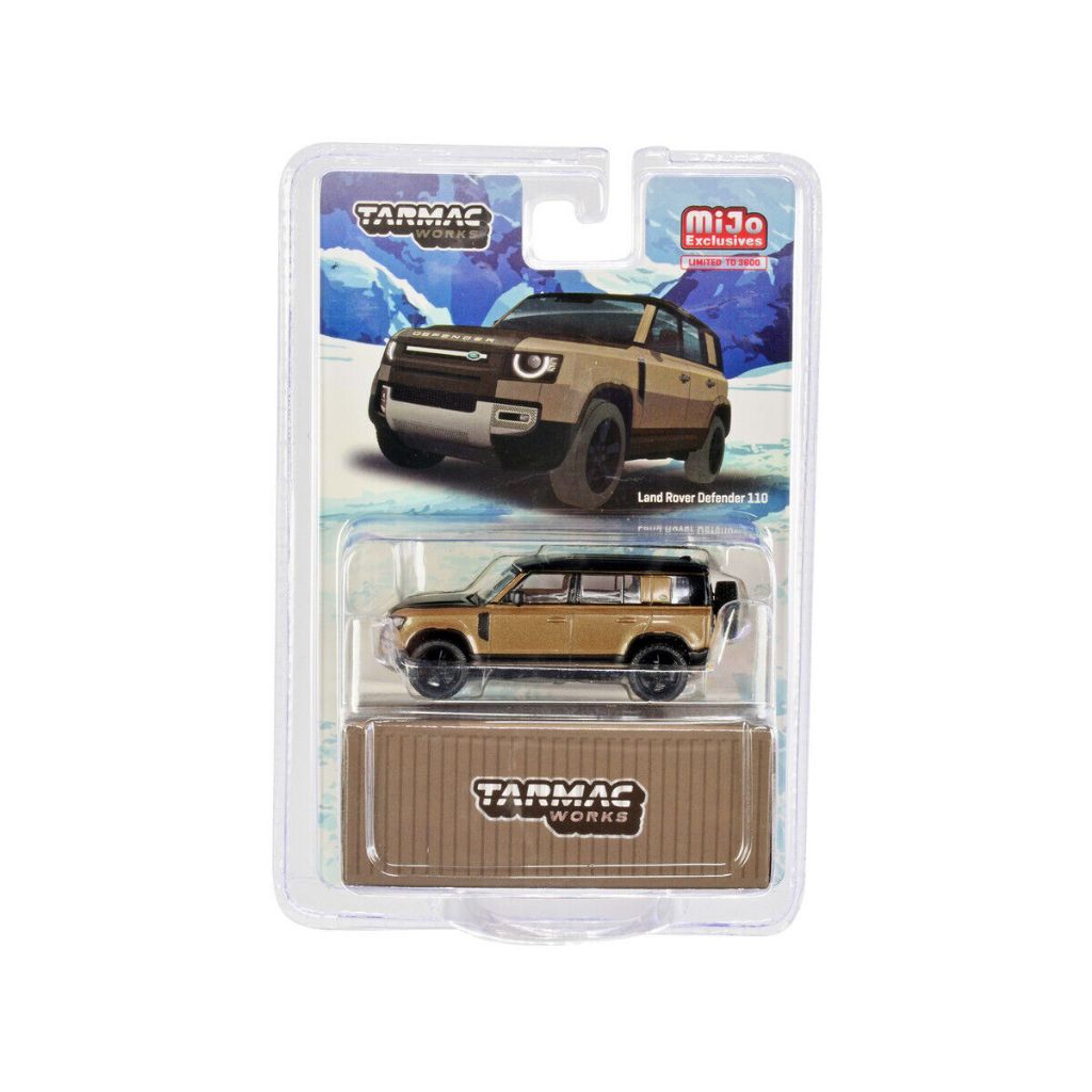 TARMAC Limited Edition 1/64 Land Rover Defender 110 Brown Metalli ...