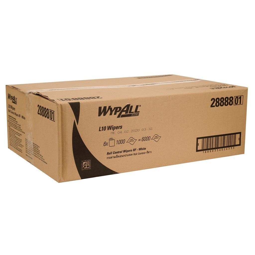 WypAll® L10 Roll Control Wipers 28888 ( 6 rolls x 1000 sheets ) | Shopee Malaysia