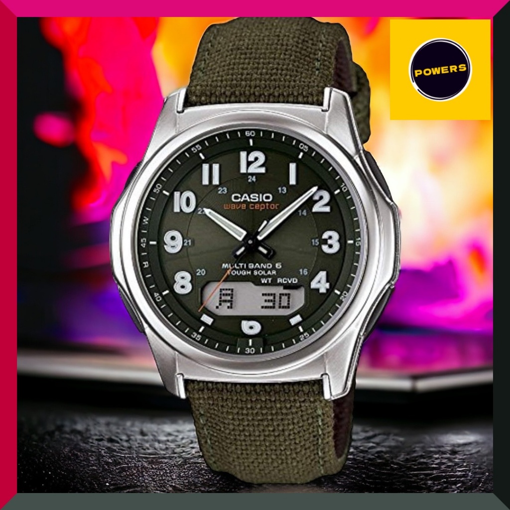 [Casio] Wave CeptorRadio-controlled solar WVA-M630B-3AJF Men's Green | Shopee Malaysia
