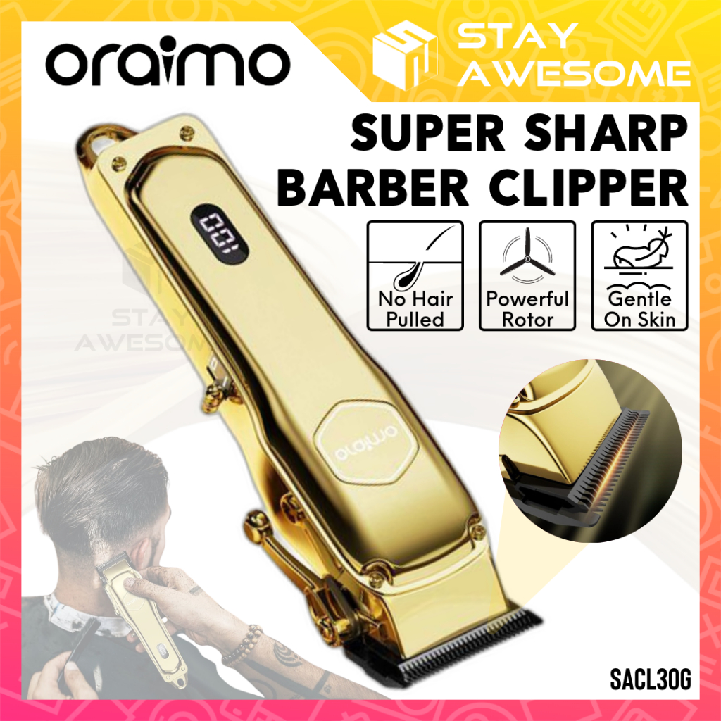 ORAIMO Cordless Barber Hair Clipper Mesin Gunting Rambut Misin Bateri ...