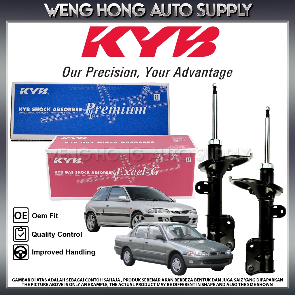 [ Kayaba ] Proton Wira , Satria , Putra Front Shock Absorber KYB Excel-G ( Gas ) / Premium ( Oil ...