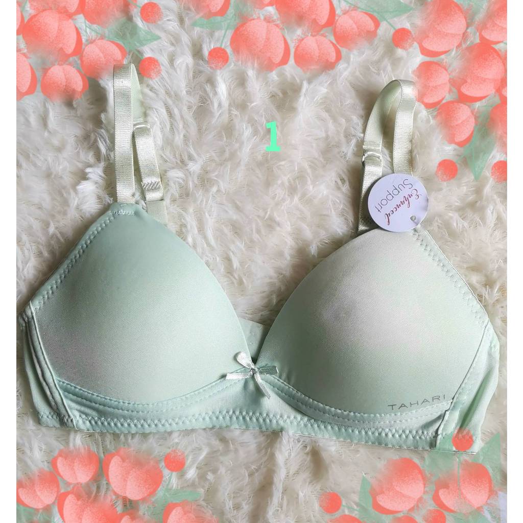 30A 65A Plain Color Bra Mint Peach Pink Marble | Shopee Malaysia