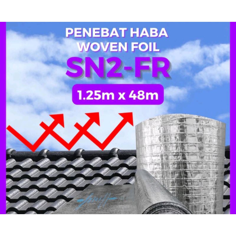 Aluminium Foil Woven Heat Insulation Penebat Haba Rumah Woven Foil ...