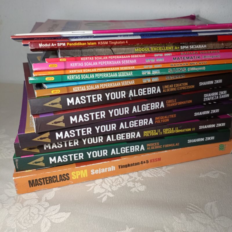 FREE GIFT🎁 BUKU LATIHAN BUKU RUJUKAN SPM PT3 MASTER YOUR ALGEBRA📚 | Shopee Malaysia