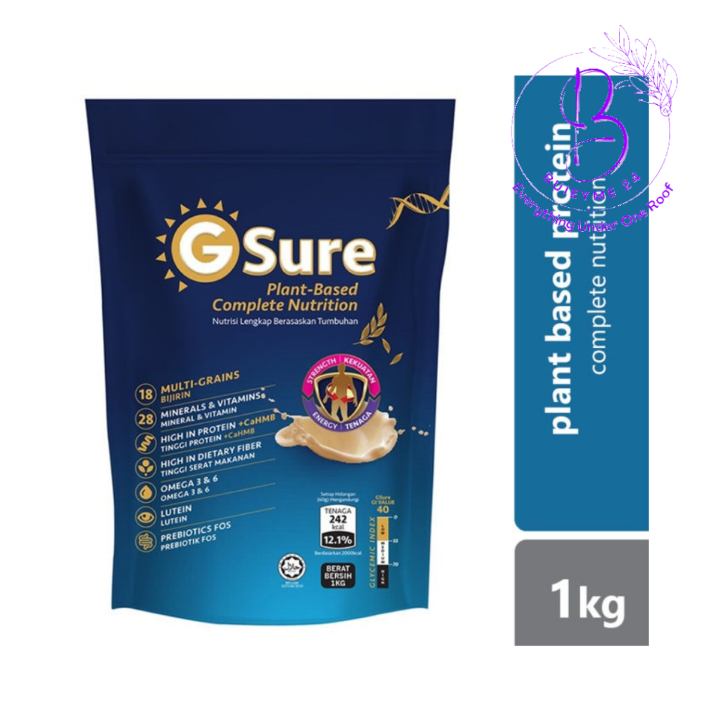 [READY STOCK] Good Morning Gsure Plant-Based Refill Pack 1kg High in ...