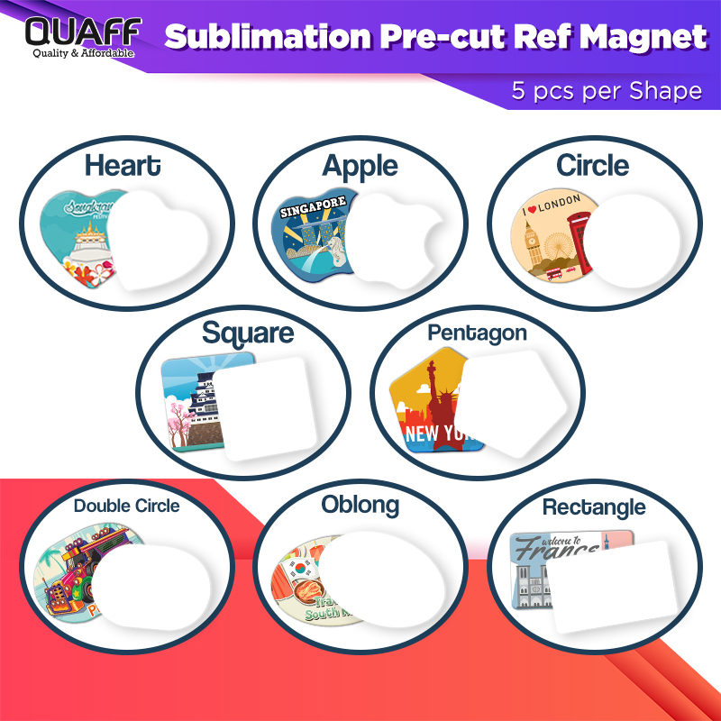 Sublimation DIY Printable Pre Cut Ref Magnet 1 pcs | Shopee Malaysia