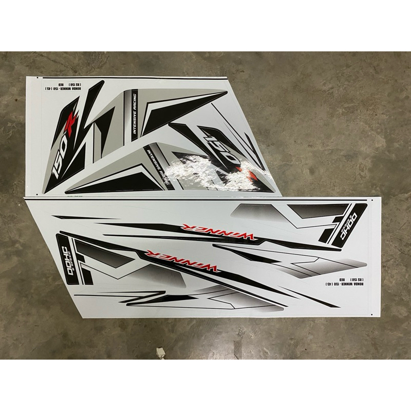 Honda rs150 body sticker (45) winner edition | Shopee Malaysia