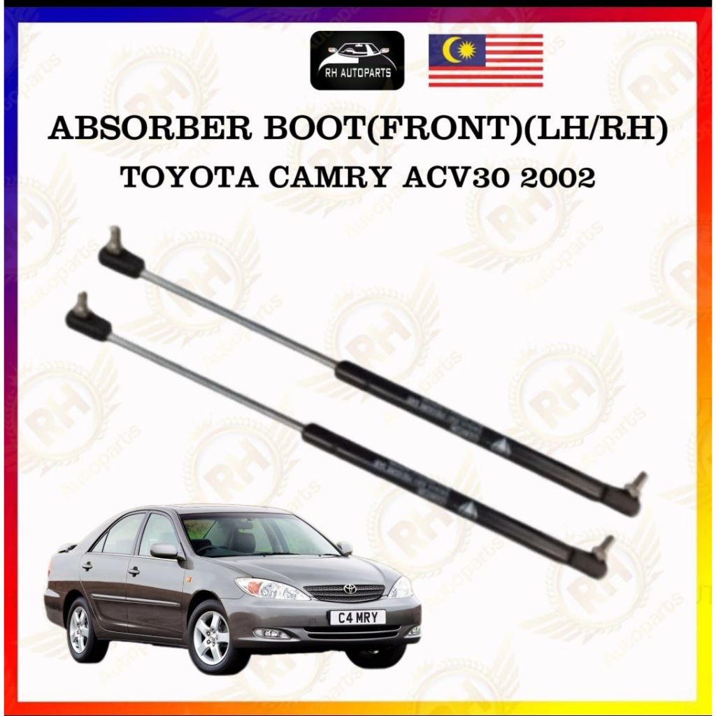 Toyota Camry ACV30 2002 Front Bonnet Absorber Damper Boot Absorber Gas ...