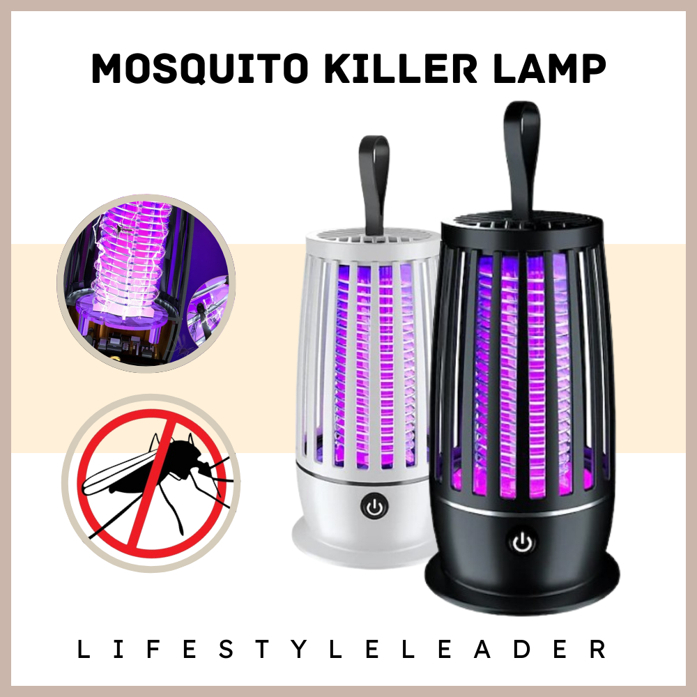 Portable Mosquito Killer Lamp LED Light Electric Insect Killer USB ...