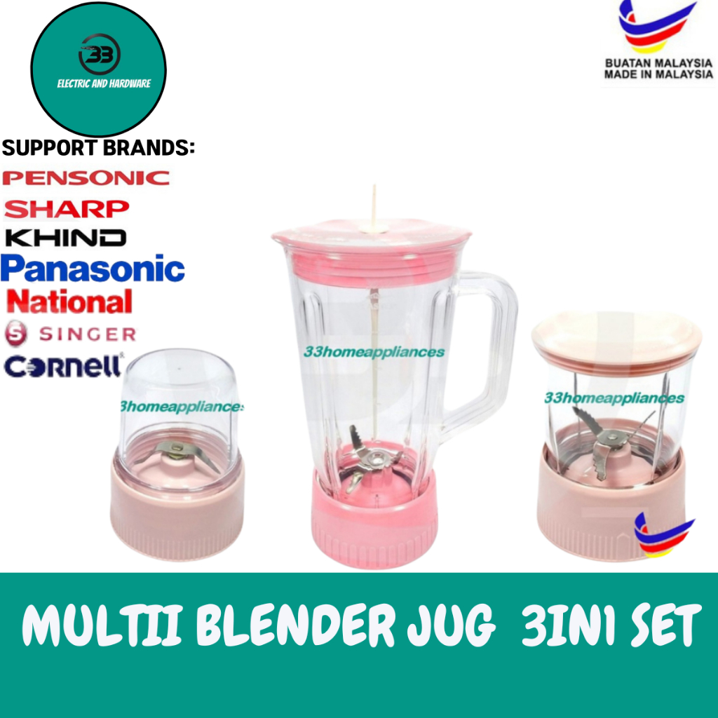 BLENDER JUG WET MILL DRY MILL PANASONIC FOR MX-333, MX-335, MX-391, MX ...