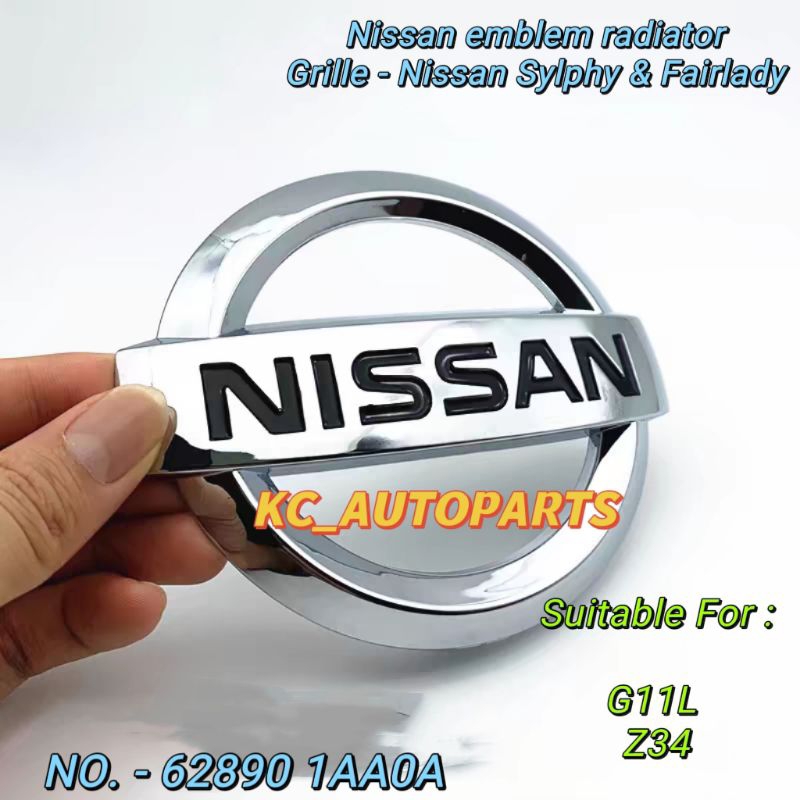 Nissan sylphy g11 fairlady z34 Front Grille Logo Emblem 2012 -2019 ...