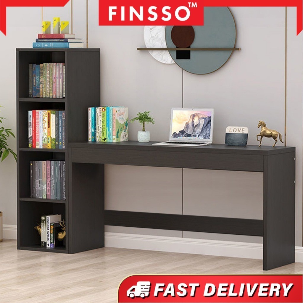 FINSSO : Windy study table + cabinet / meja belajar / computer table ...