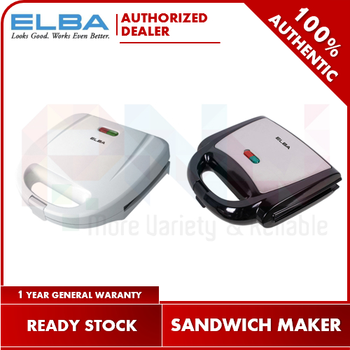 Elba 2 Slice Sandwich Maker ESM-G7528 (SS) / ESM-G7020 (WH) / ESM-G7021(WH) | Shopee Malaysia