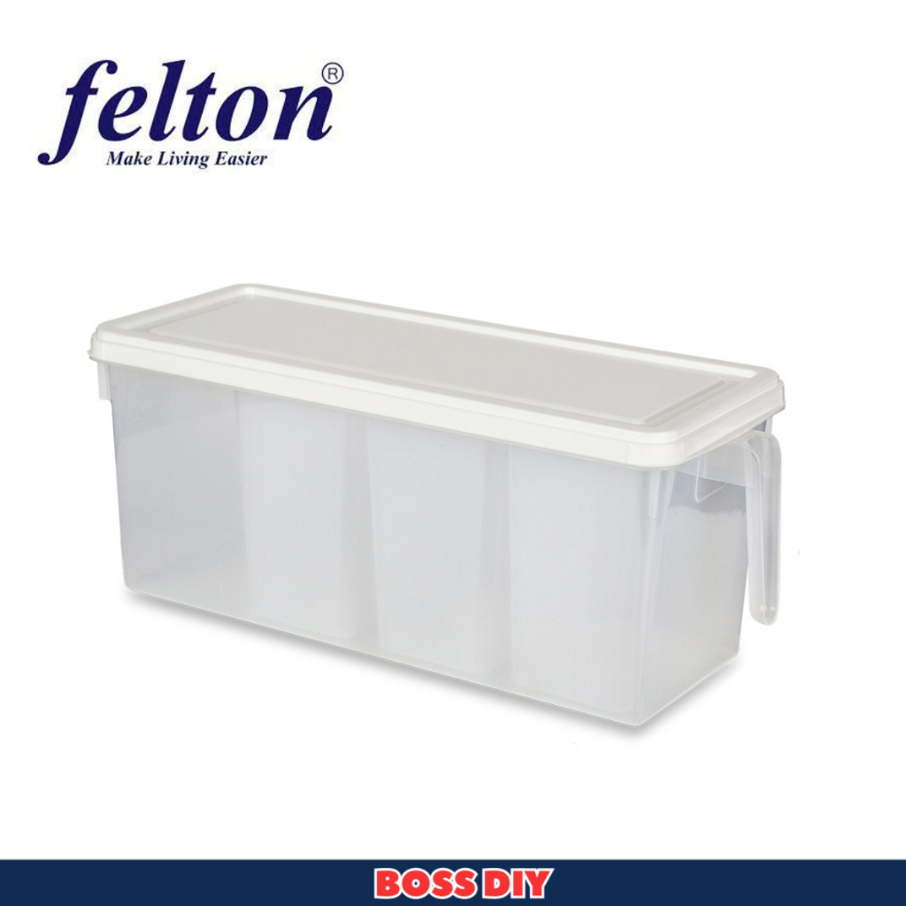 FELTON FRIDGE ORGANISER CONTAINER FFO8007 (with 4 containers) 390mm x ...