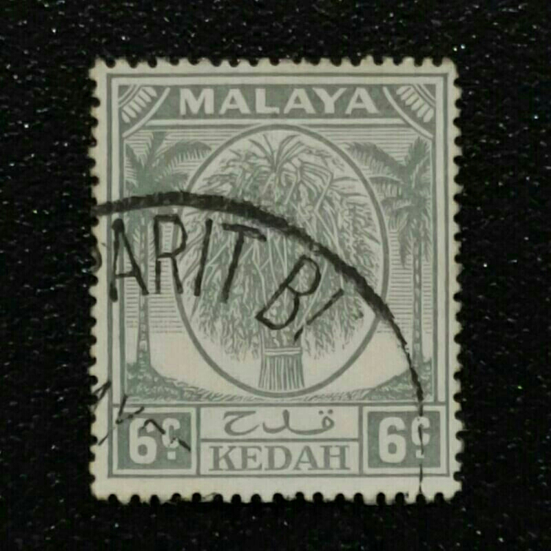 Special Price-1950-1955 Stamp Malaya Kedah-Used Stamp-1c & 2c.& 3c & 4c ...