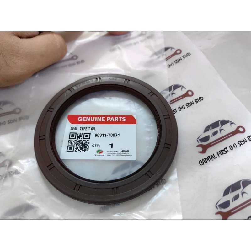 ORIGINAL Flywheel Oil Seal Perodua Bezza 1.3 Only / Myvi D20N 18-23 ...