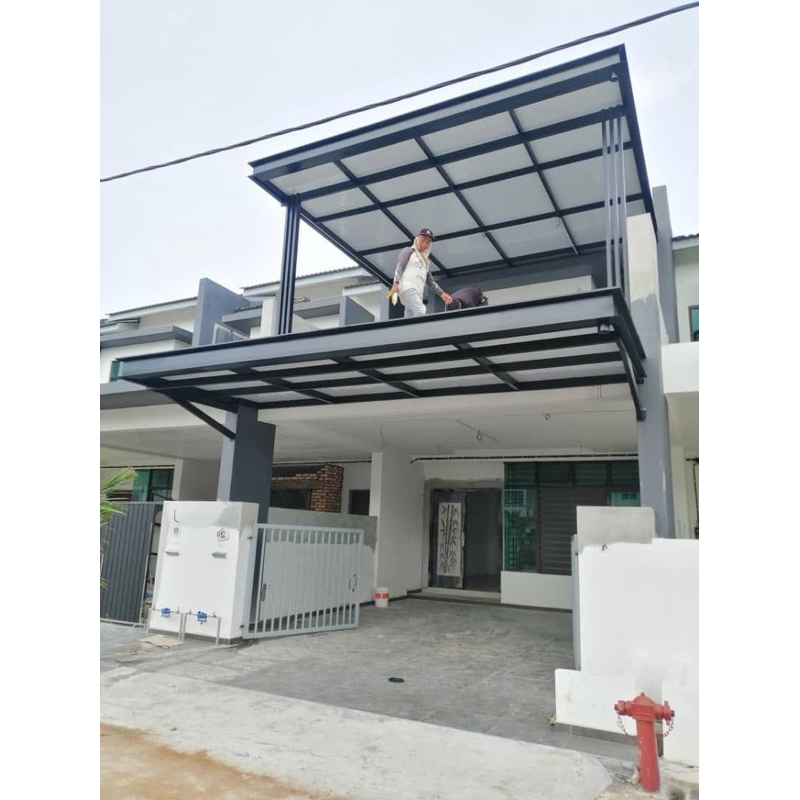 awning kaca pagola acp metaldeck | Shopee Malaysia