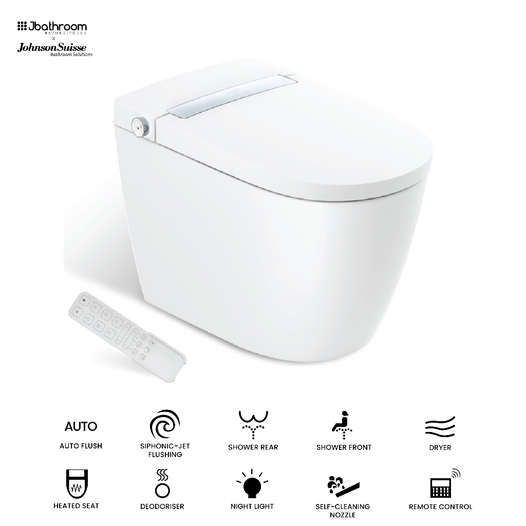 JohnsonSuisse Rio Smart electronic WC (Rimless) | Shopee Malaysia
