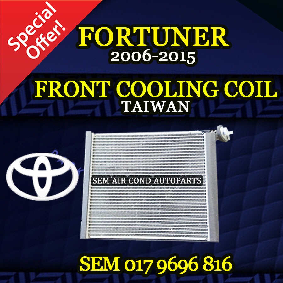 TOYOTA FORTUNER 2006-2015 YEAR TAIWAN FRONT COOLING COIL/ EVAPORATOR ...