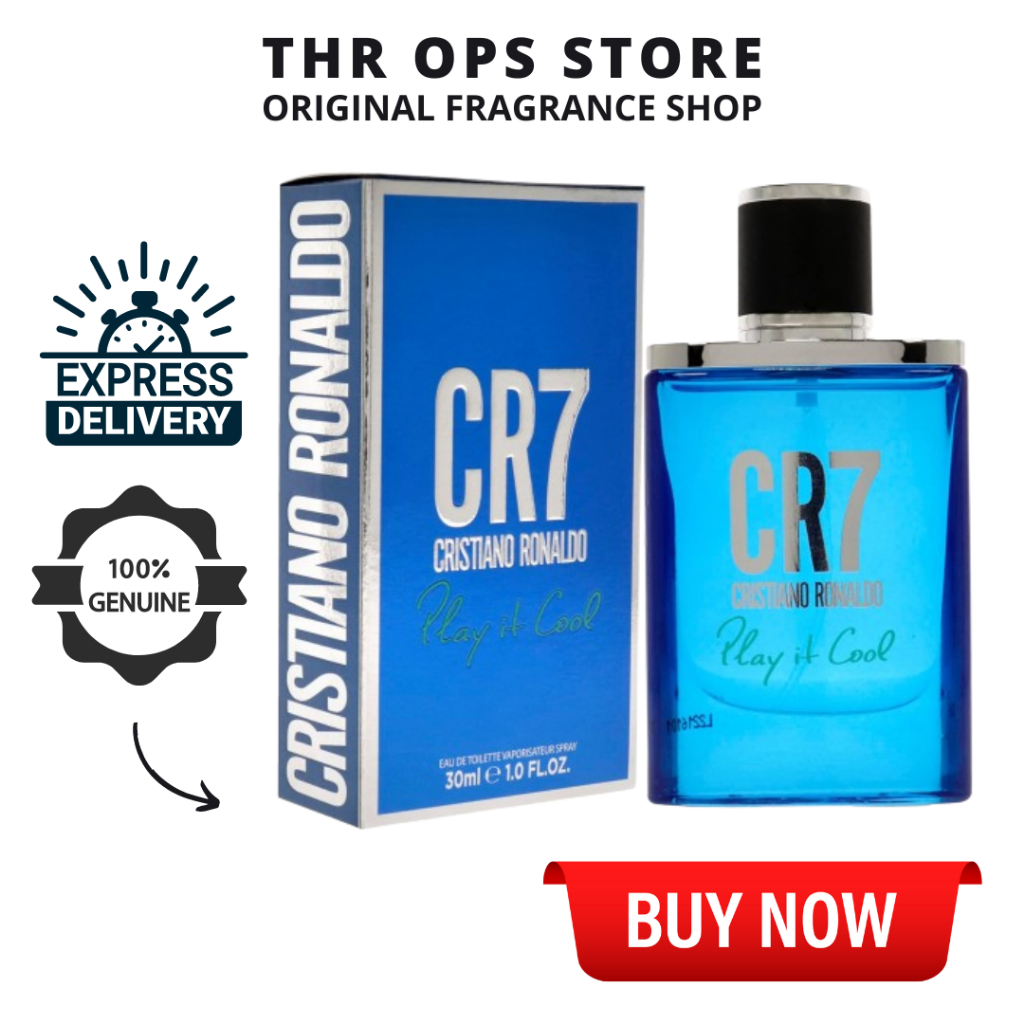 [100% Original] Cristiano Ronaldo CR7 Play It Cool Perfume EDT for Men ...