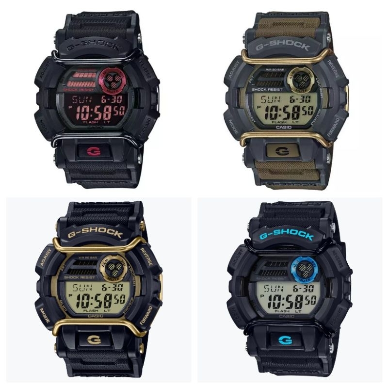 🎏 Casio G-shock model Gd-400 series GD-400GB-1B2 GD-400-1B2 GD400 ...