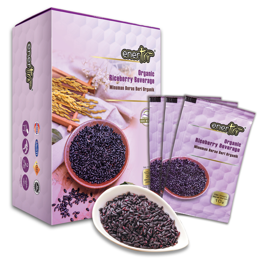 ENERTRI ORGANIC RICEBERRY BEVERAGE, MINUMAN BERAS BERI ORGANIK 10G PER ...