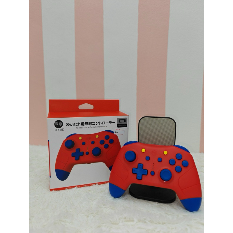IINE Pro Controller Mario Edition for Nintendo Switch（USED） | Shopee ...