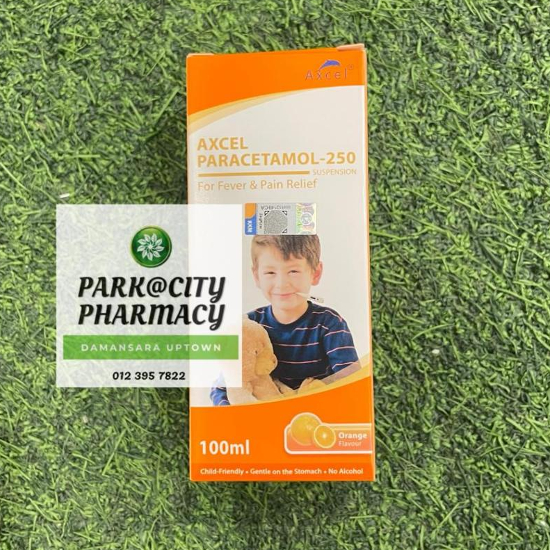 Axcel Paracetamol 250MG 100ML (ORANGE FLAVOUR) 50 1475 | Shopee Malaysia
