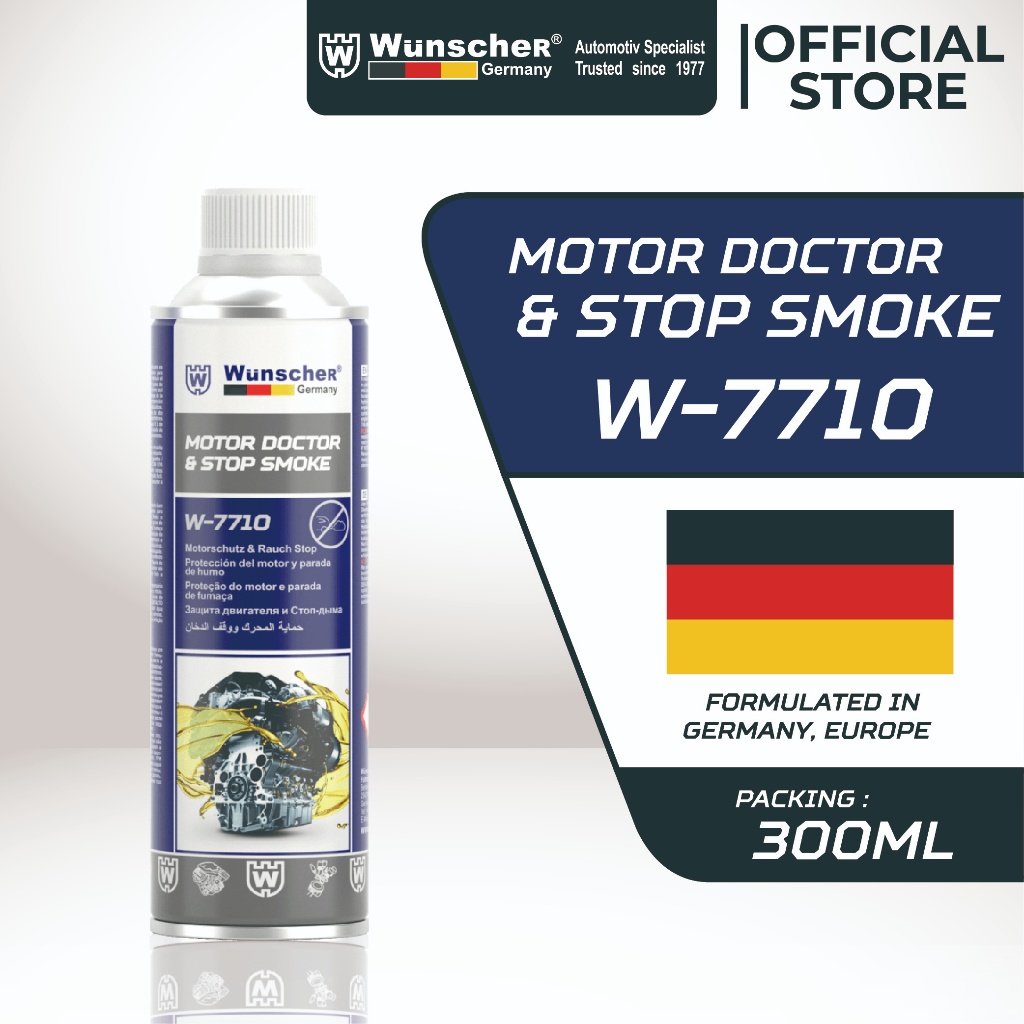 WUNSCHER W-7710 Motor Doctor & Stop Smoke (300ml) | Shopee Malaysia