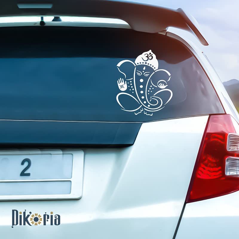 Dikoria Ganesh Car Sticker, car Stickers for Car Exterior, Glass, Wall ...