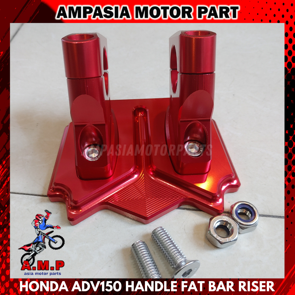 HONDA ADV150 HANDLE FAT BAR RISER / HONDA ADV150 BAR RISER ***ready ...