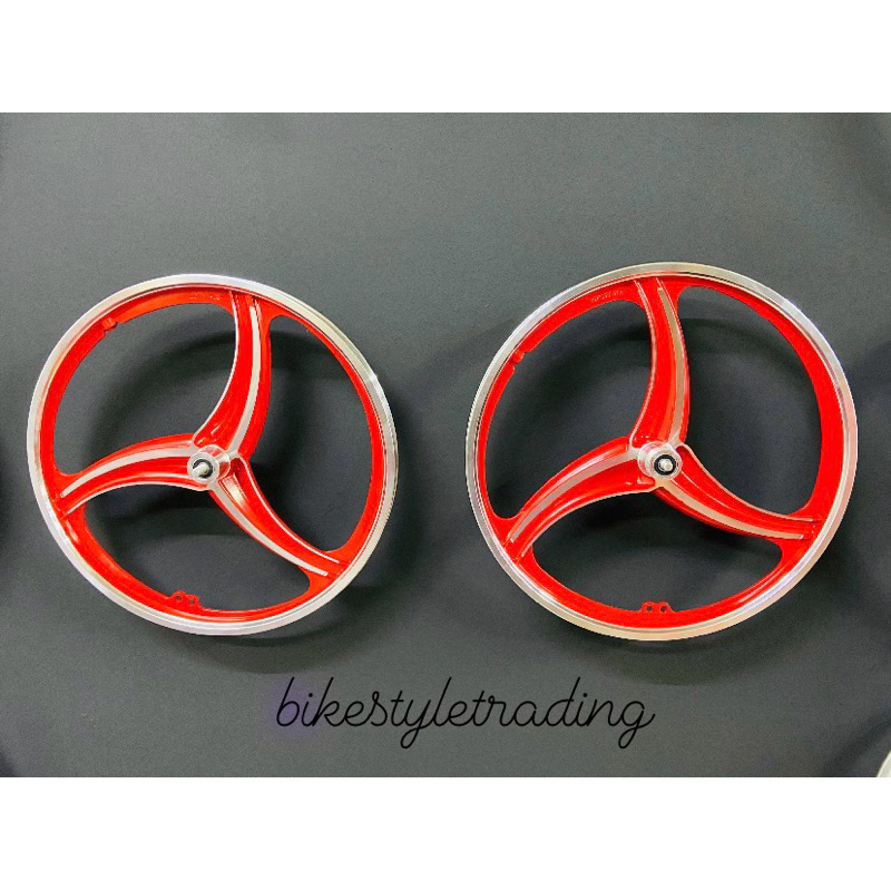 SPORT RIM BASIKAL / Alloy Sport rim / TIGA BATANG SABIT RIM / Rim ...