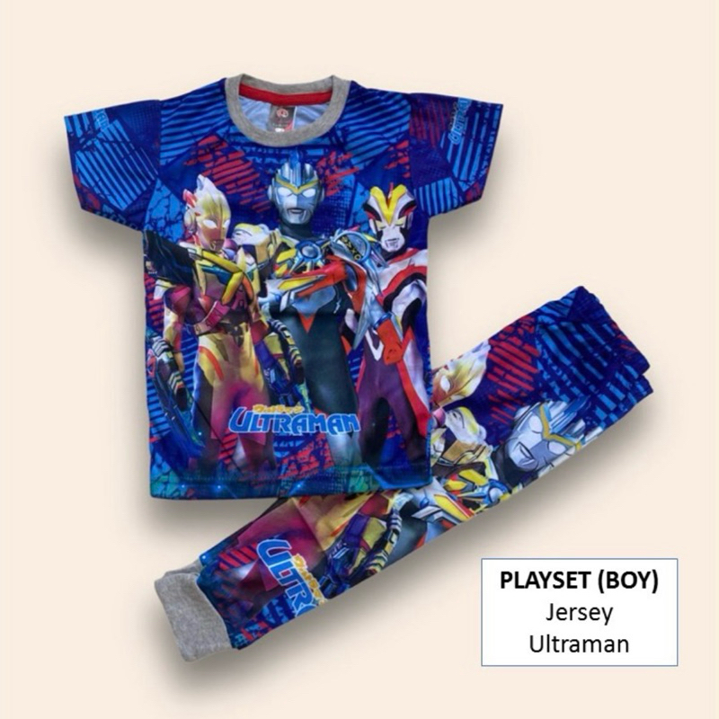 BAJU TIDUR JERSEY ULTRAMAN ANAK LELAKI (1 TAHUN HINGGA 6 TAHUN ...