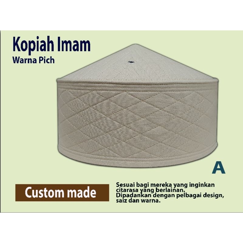 Kopiah - Kopiah Imam Pich- Kopiah Sufi | Shopee Malaysia