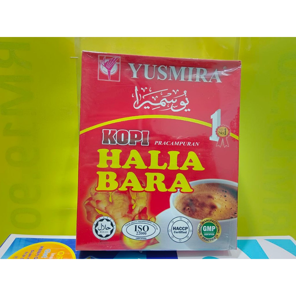 Kopi Halia Bara Yusmira Trading (Kotak) 20 Sachets x 25g | Shopee Malaysia