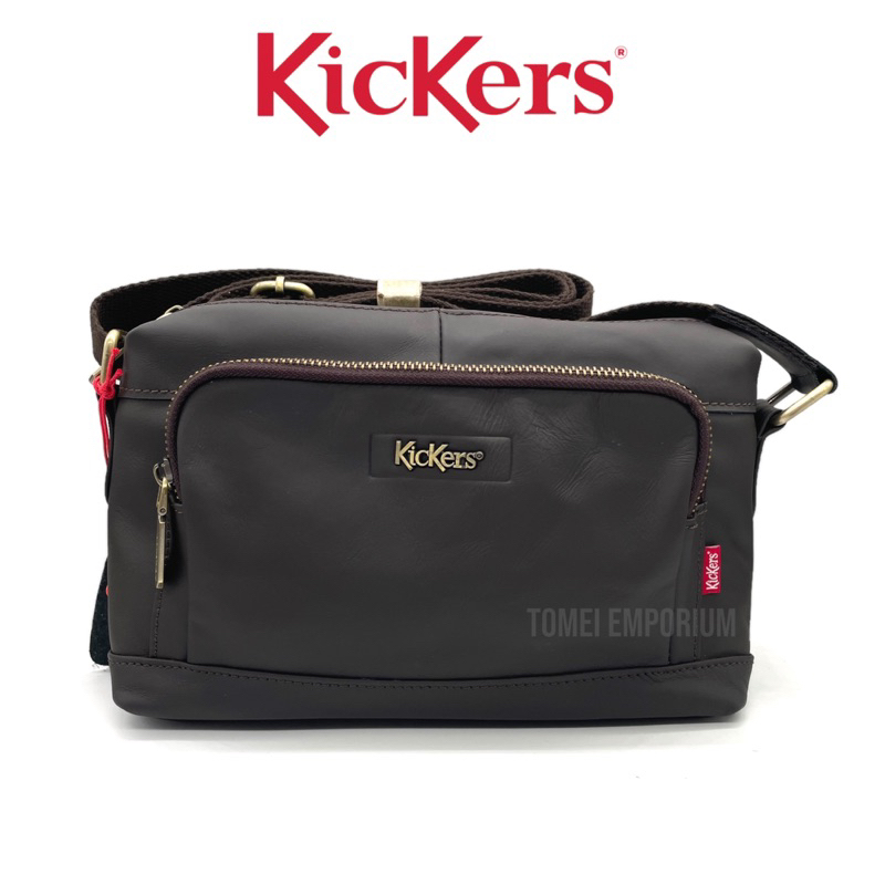 Kickers Original Genuine Leather Sling Bag Crossbody Bag Small ...